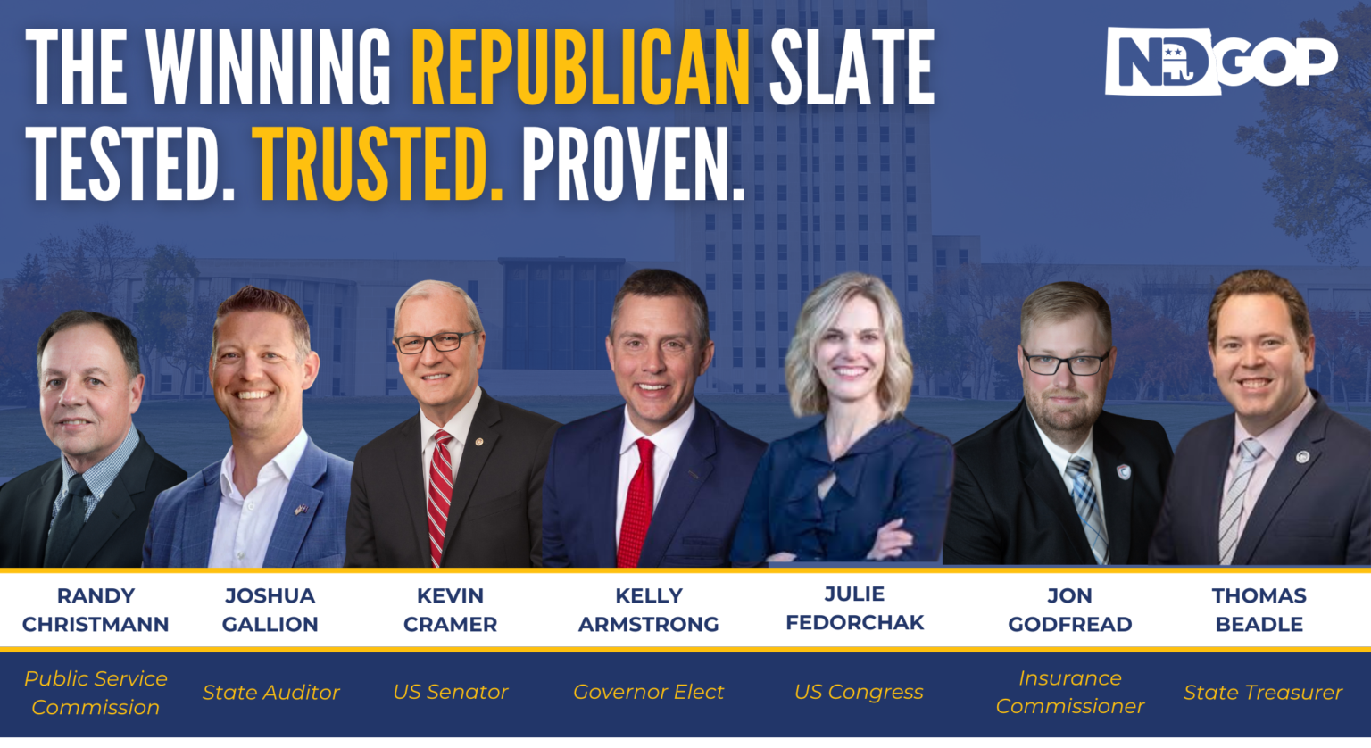 NDGOP Celebrates Sweeping Victory - North Dakota Republican Party